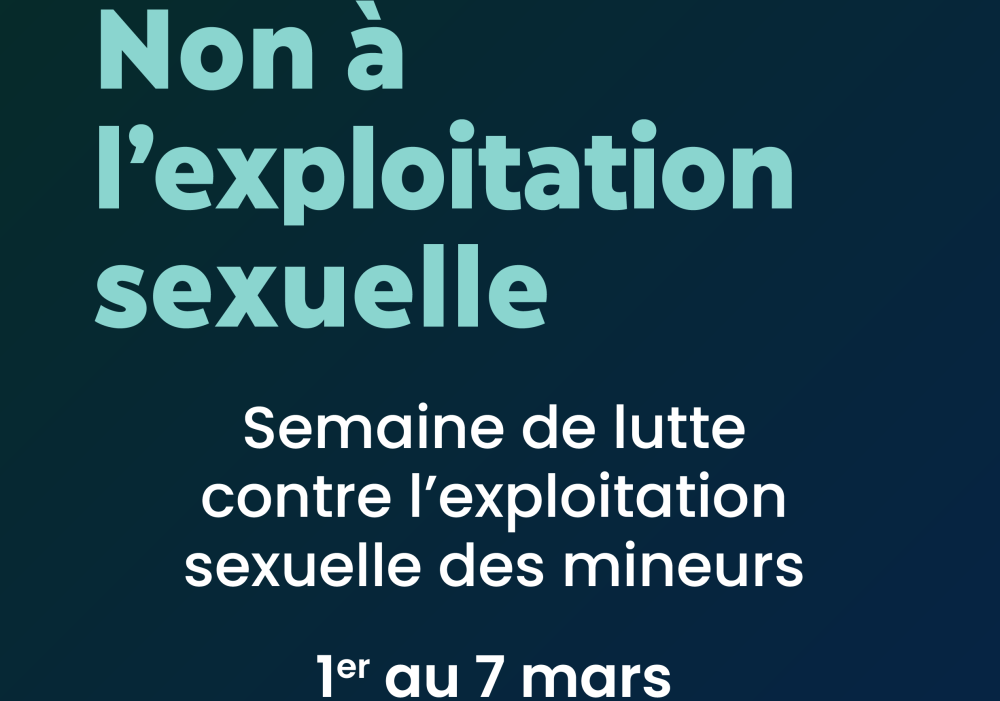 Semaine et Journée nationale de lutte contre l’exploitation sexuelle des mineurs - Lumière ...